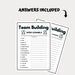 Team Building Word Scramble Team Building Games Office Party Games ...