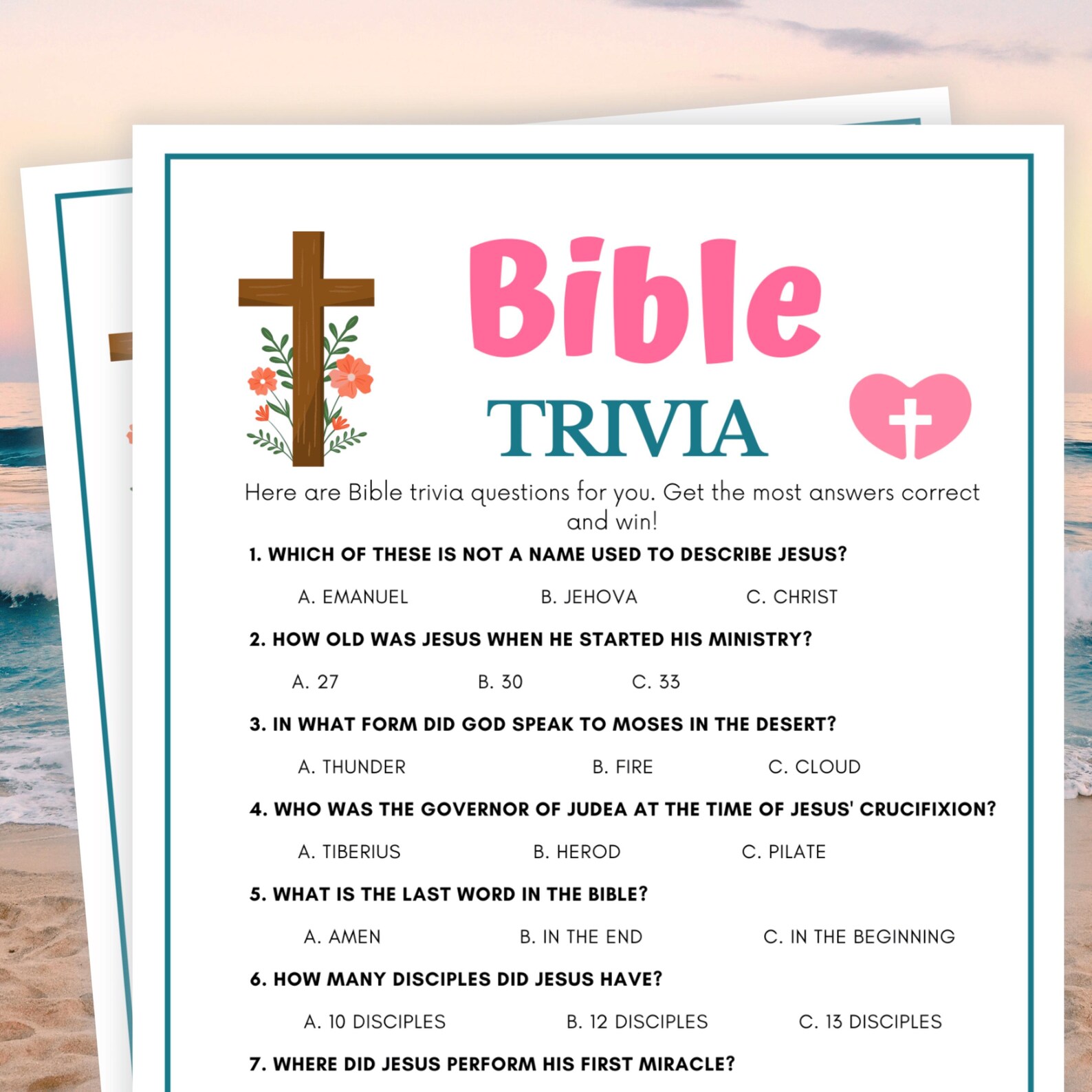 Bible Trivia, Bible Games, Womens Ministry Games, Bible Study Games ...