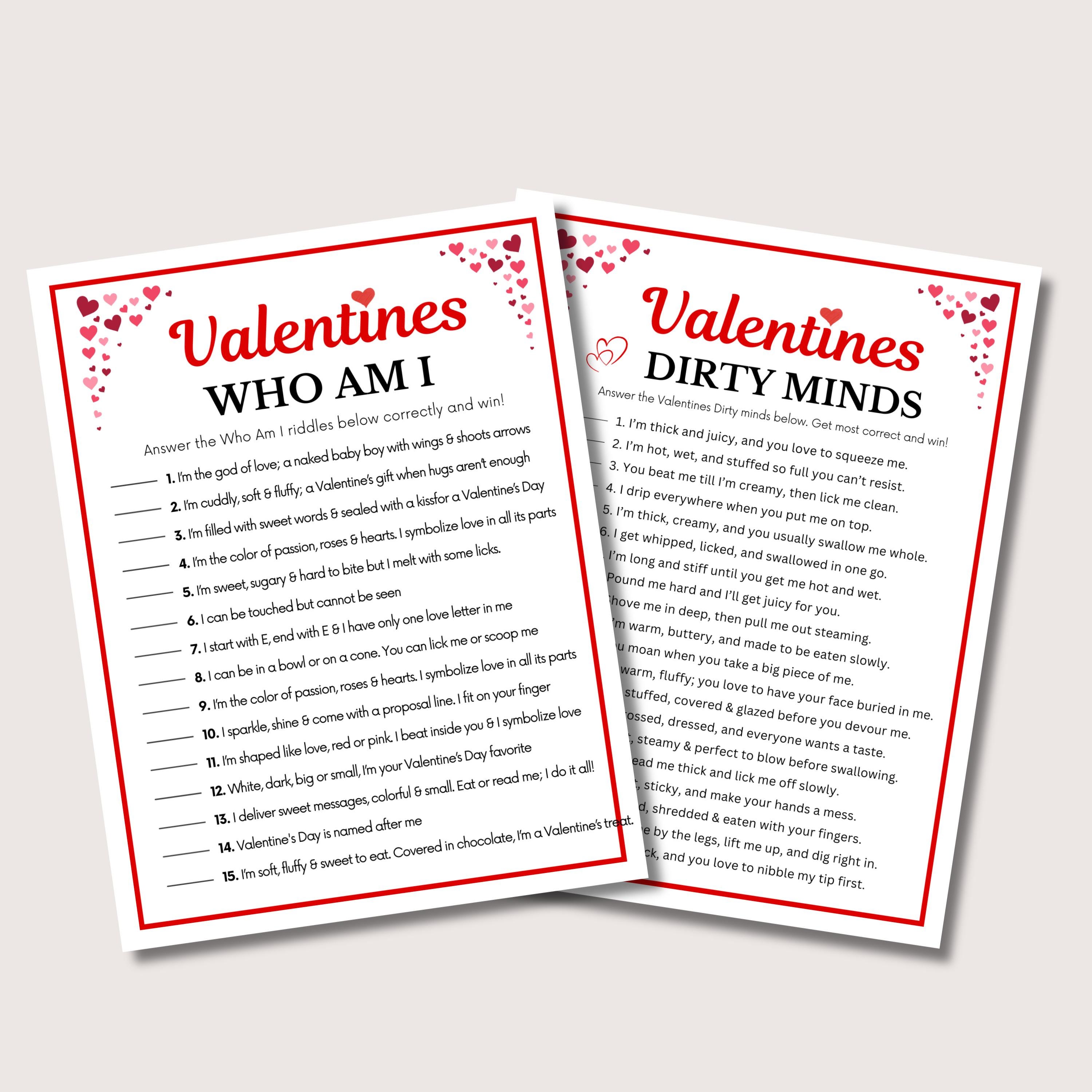 Valentines Day Trivia Bundle Game, Fun Valentines Day Games, Printable ...