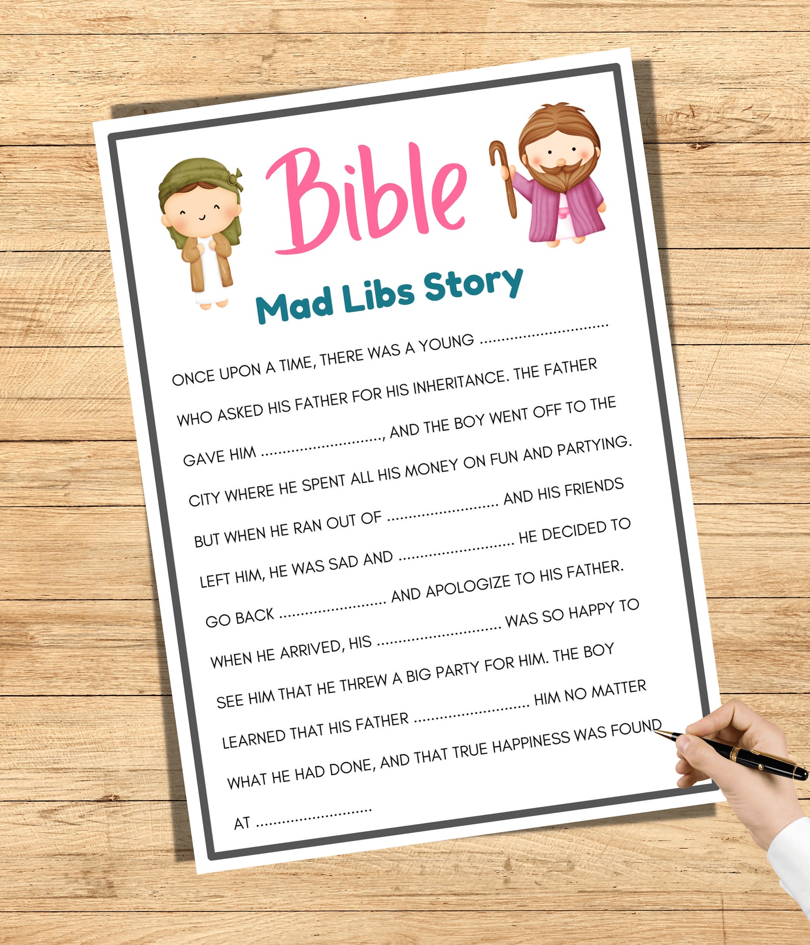 Bible Games, Madlibs Story, Bible Games for Kids, Bible Games for ...