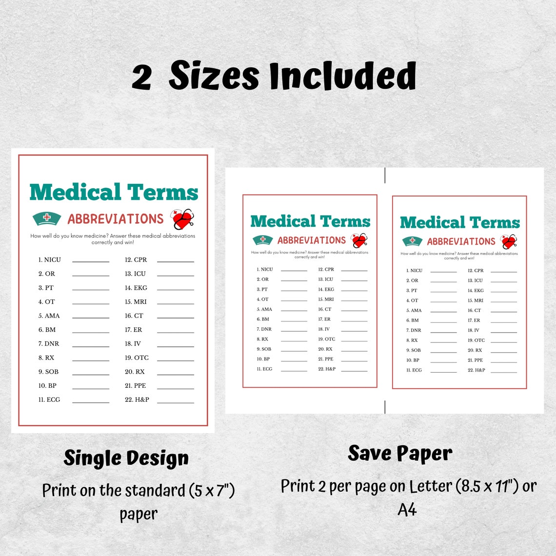 Nurse Games, Medical Abbreviations, Nurse Party Games, Nurse Graduation ...