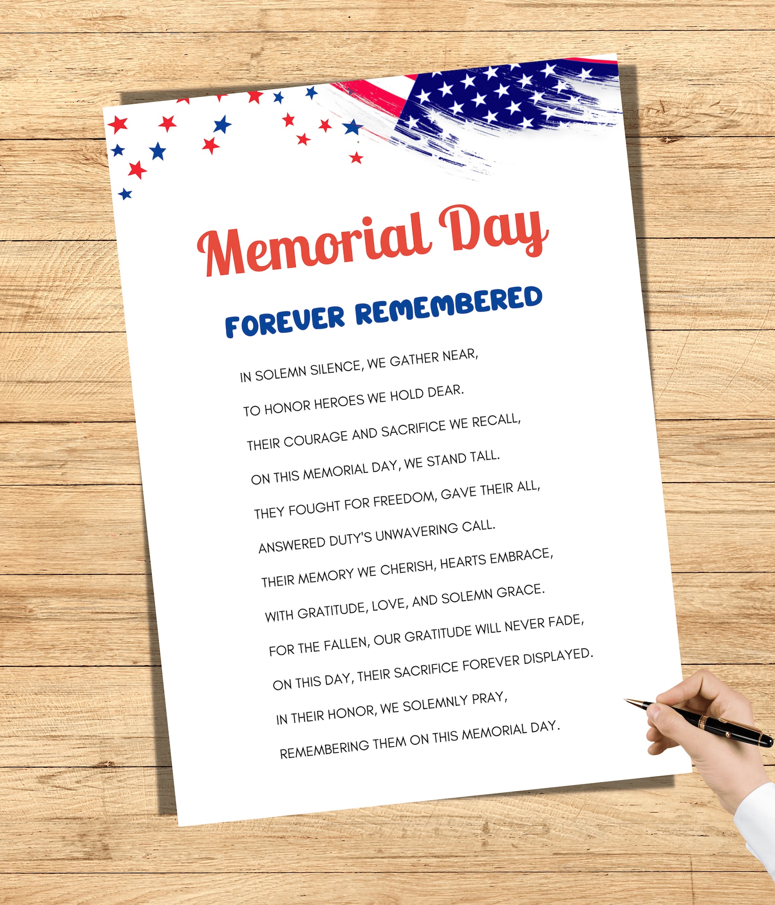 Memorial Day Poem, Memorial Day Games, Memorial Day Party Games ...