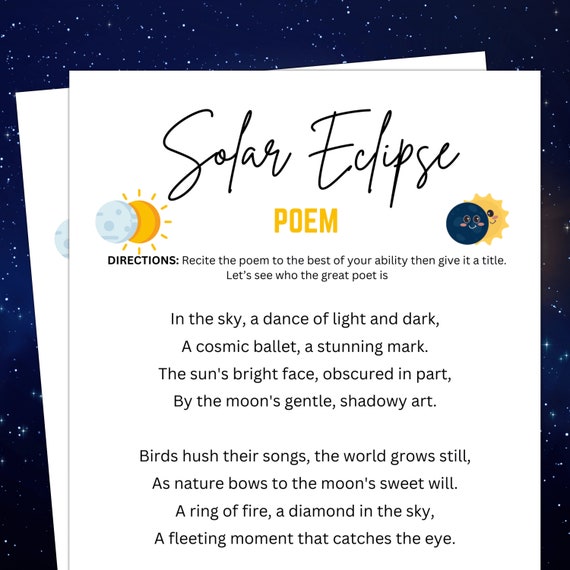 Solar System Poems