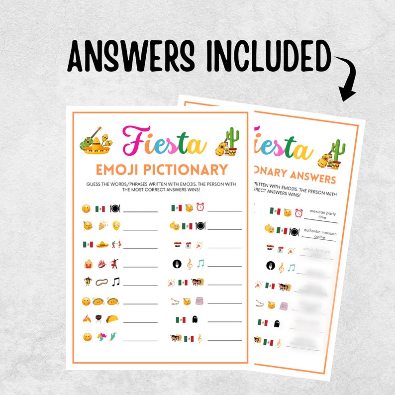 Fiesta Games, Emoji Pictionary, Fiesta Party Games, Fiesta Trivia, Taco ...