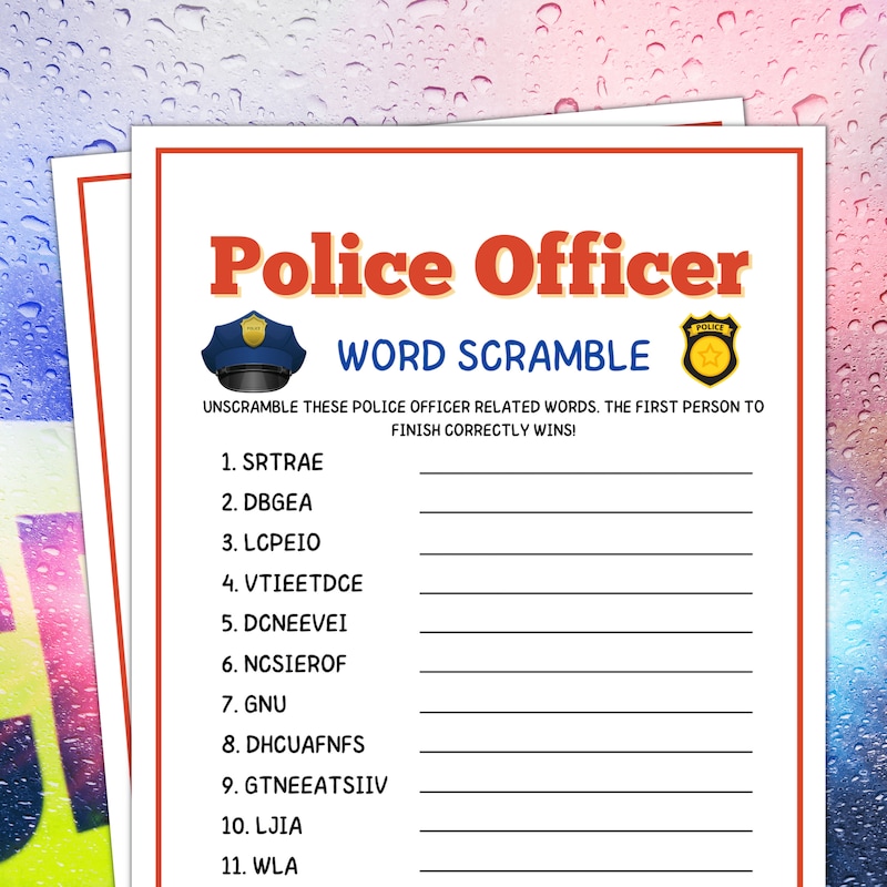 Police Party - Etsy