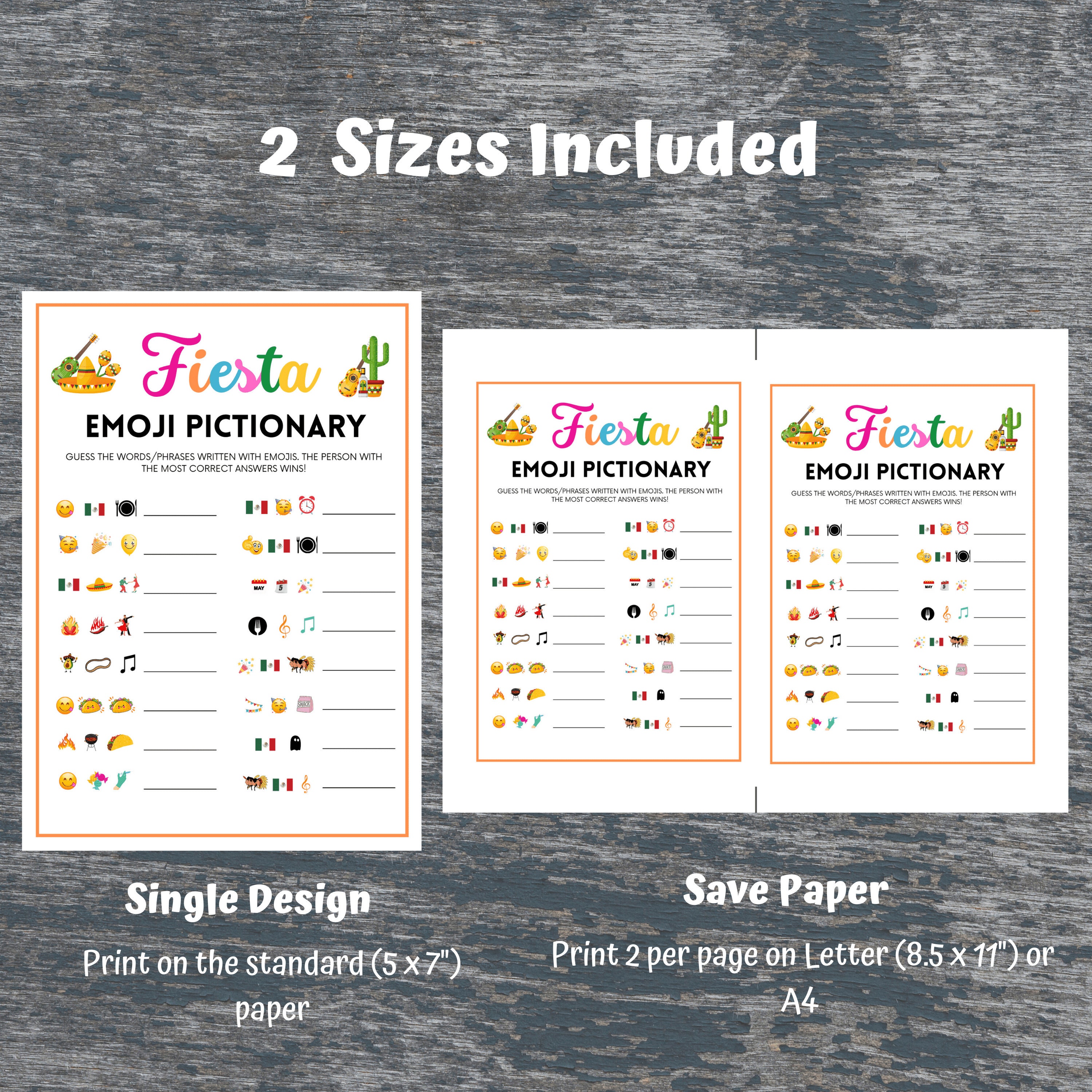 Fiesta Games, 35 Game SUPER Bundle, Fiesta Party Games, Birthday Fiesta ...