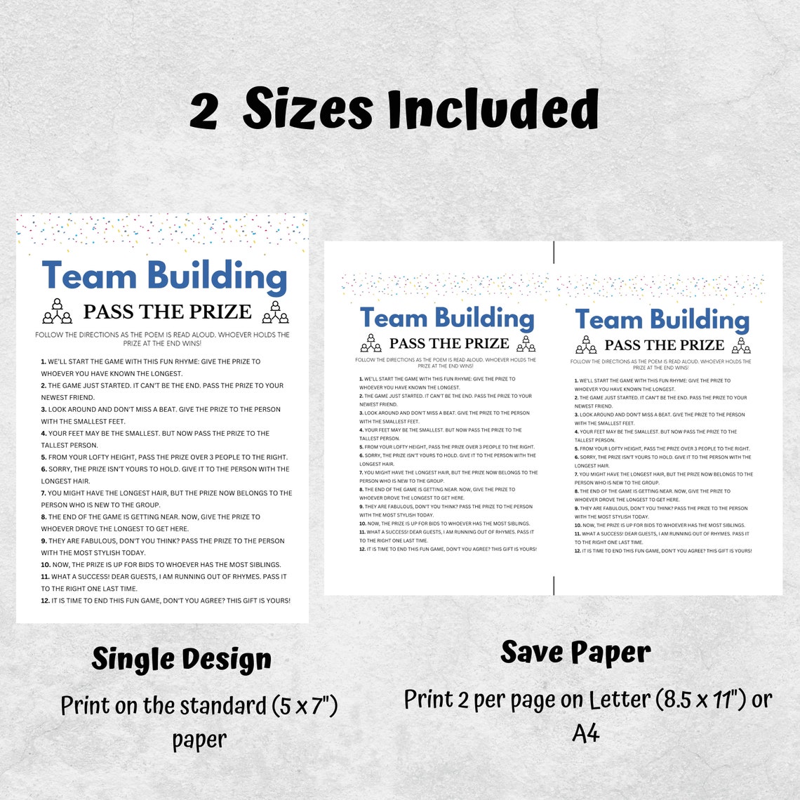 Team Building Games, Pass the Prize, Team Building Activity, Pass the ...