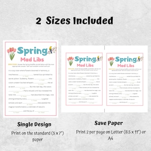 Spring Games, Madlibs, Spring Bedtime Story for Kids, Spring Party ...