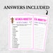 Women Ministry Games, Word Scramble, Womens Retreat Games, Womens Guild ...