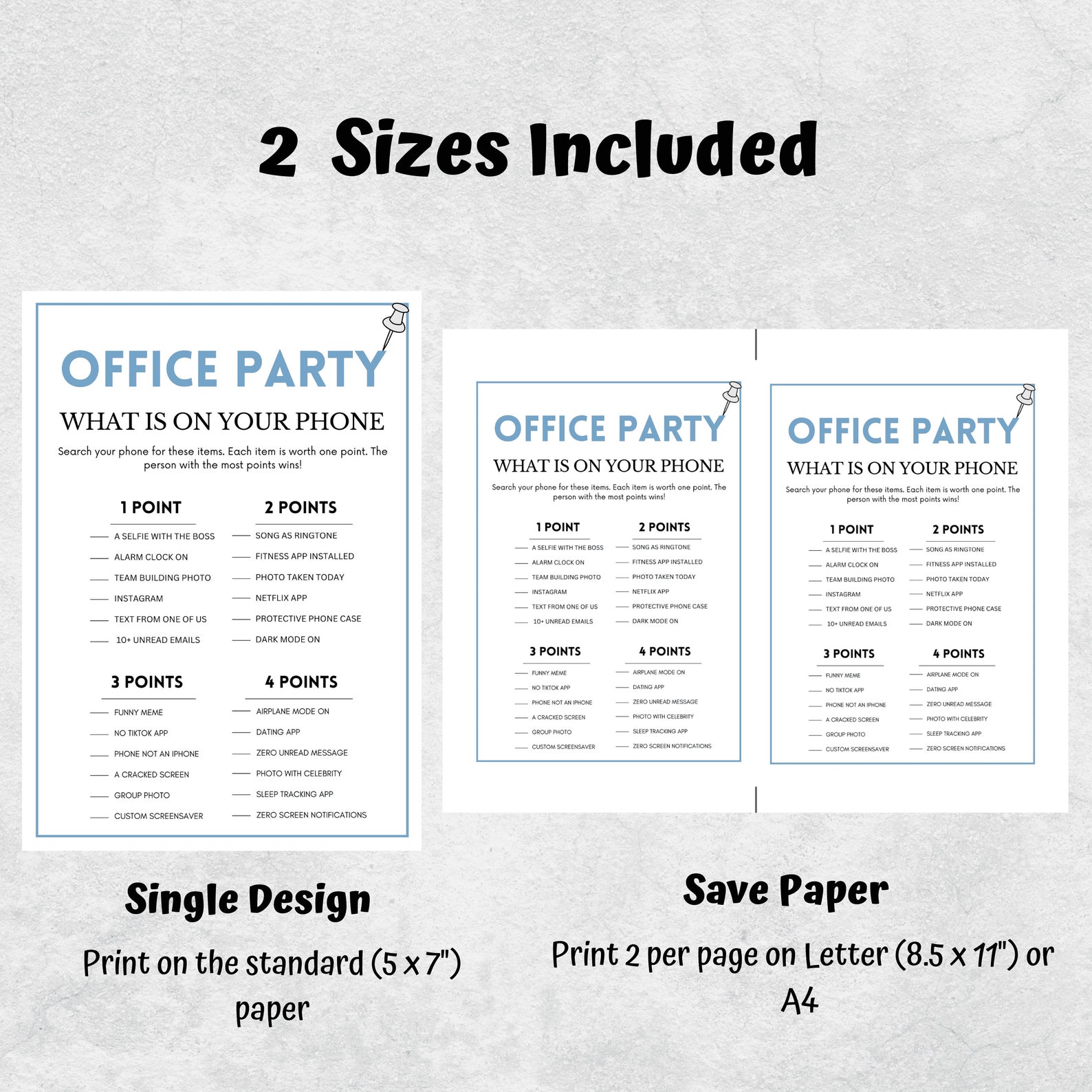 Office Party Games, What is on Your Phone, Office Games, Office Team ...