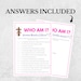Womens Ministry Riddles, Who Am I, Women's Ministry Games, Womens ...