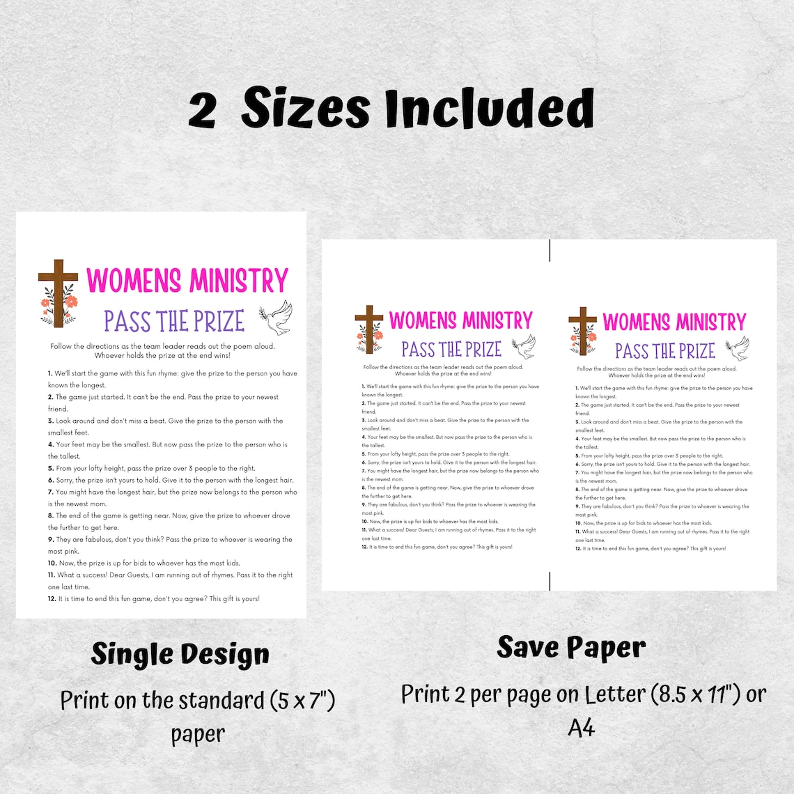 Womens Ministry Games, Pass the Prize, Womens Retreat Game, Womens ...