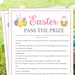 Easter Games, Easter Pass the Prize, Easter Party Games, Easter Game ...