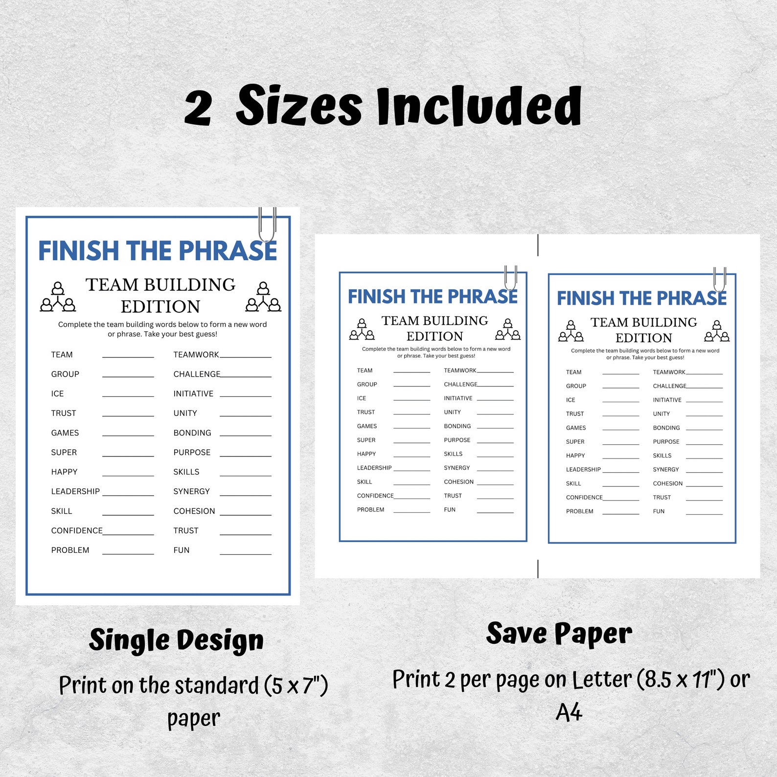 Team Building Games, Finish the Phrase, Team Building Activity for ...