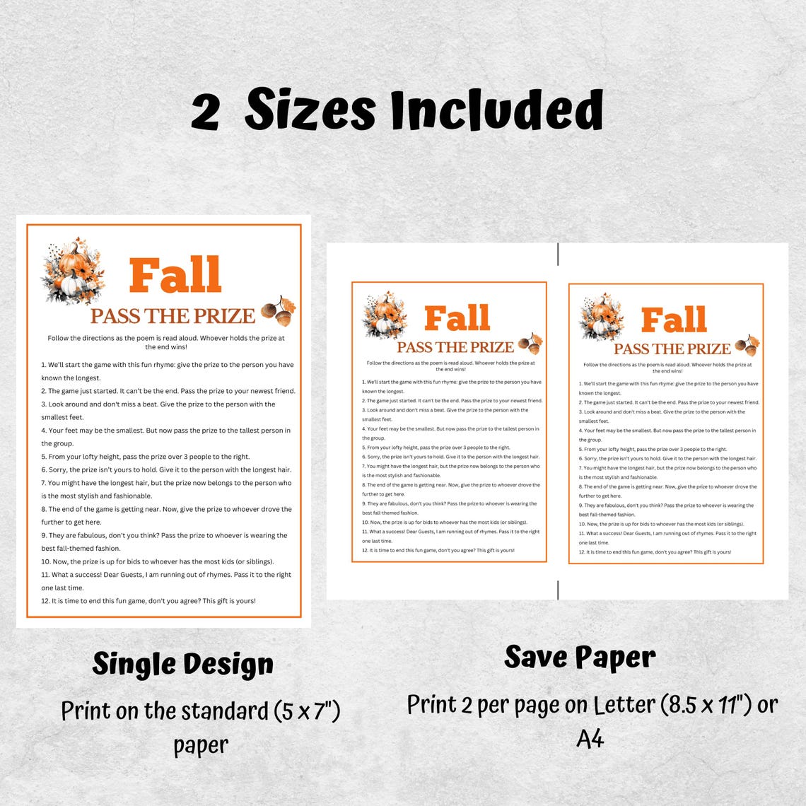 Fall Games, Pass the Prize, Fall Party Games, Autumn Games, Fall Games ...