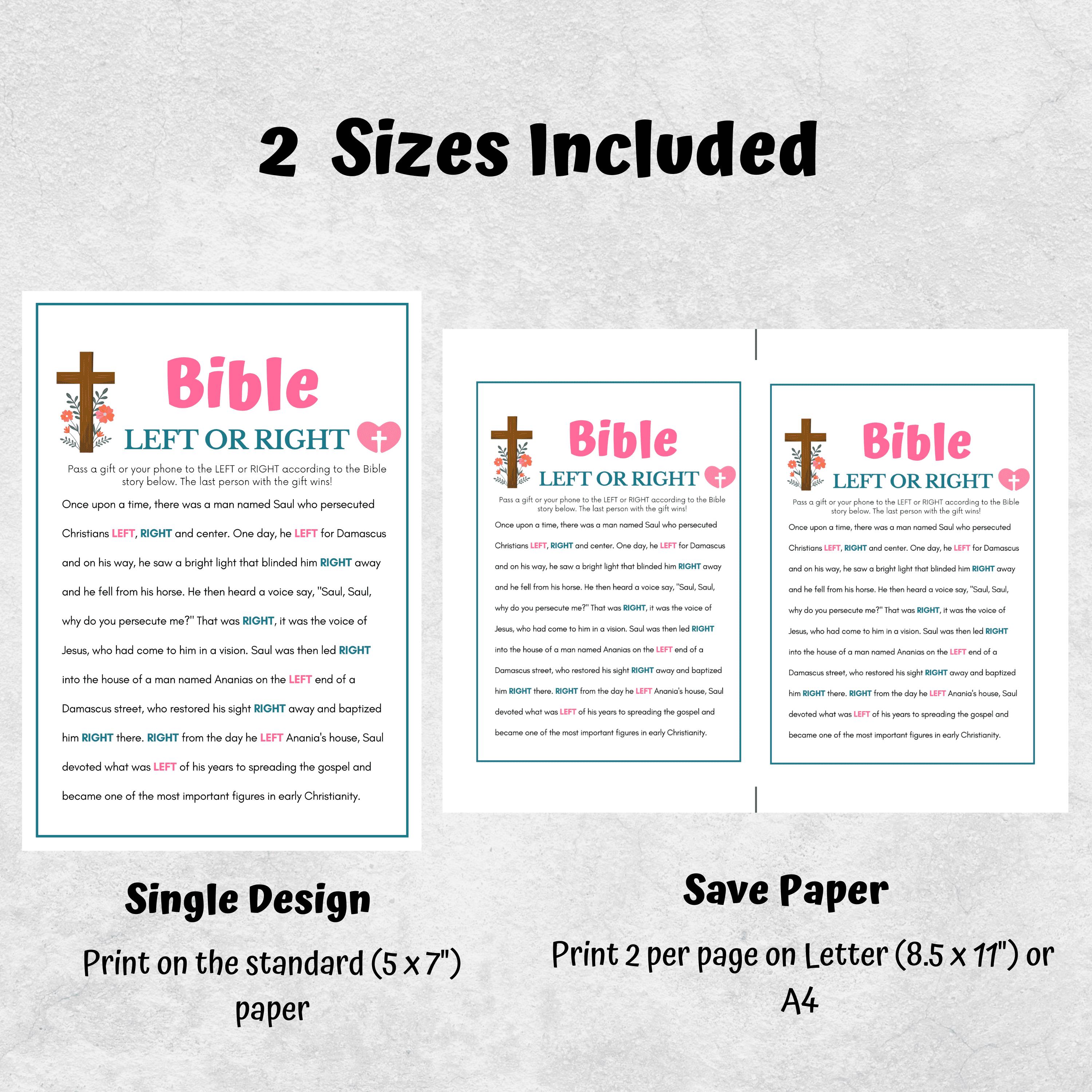 Bible Games, Left or Right, Bible Story, Bible Study Games, Bible Game ...