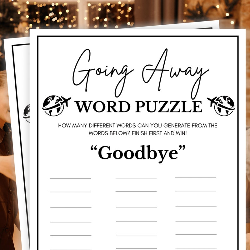 Goodbye Party - Etsy