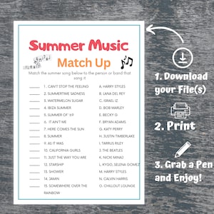 Summer Games Bundle, 35 Game MEGA Bundle, Sumer Party Games for Kids ...