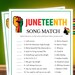 Juneteenth Games, Juneteenth Song Match Up, Black History Games ...