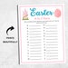 Easter Games, Easter A to Z Word Race, Printable A-Z Race, Easter ...