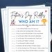 Fathers Day Games, Who Am I Riddles, Fathers Day Riddles, Fathers Day ...