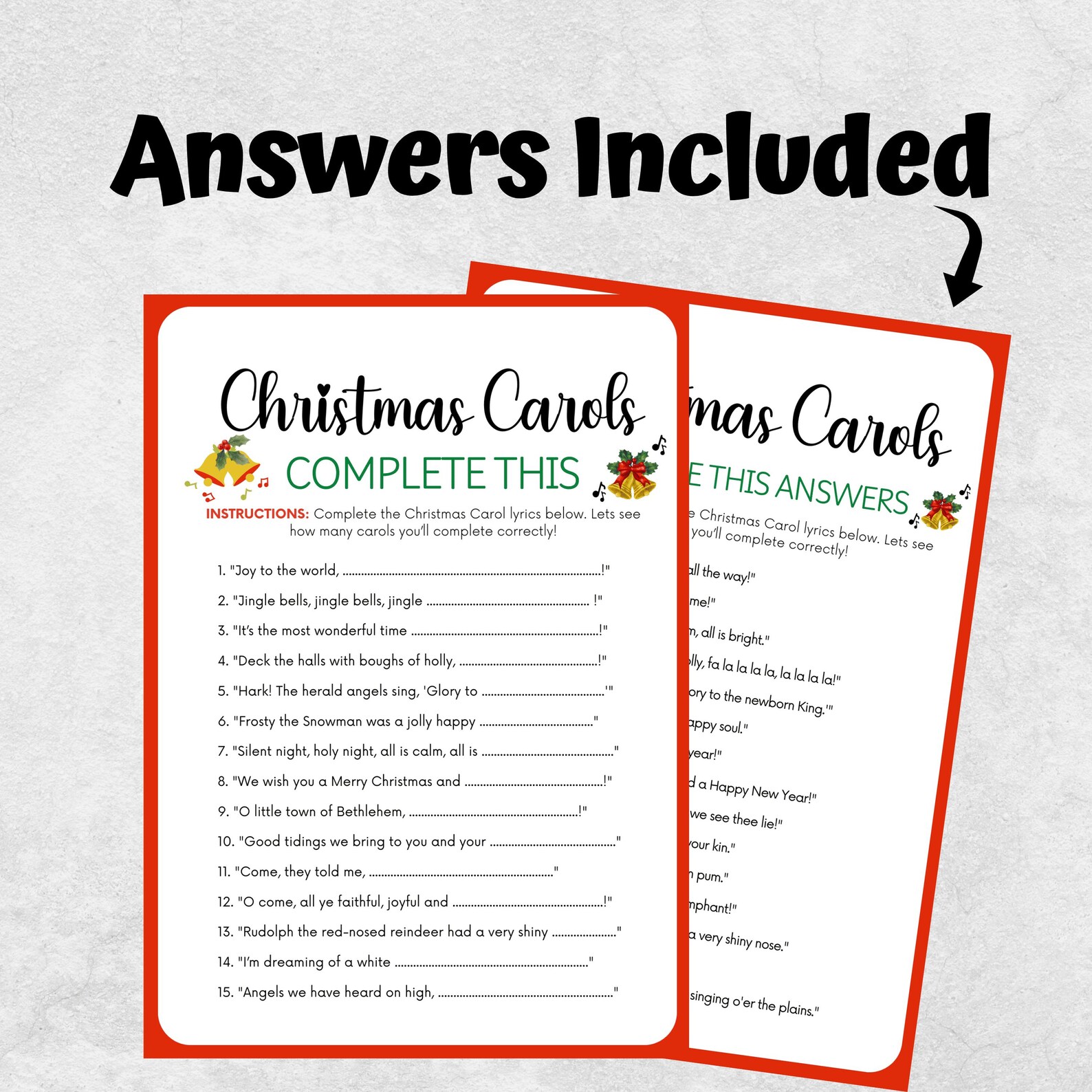 Chritmas Games, Christmas Carols Trivia, Christmas Trivia, Holiday ...