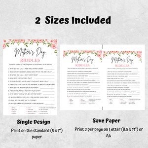 Mothers Day Trivia, Riddles for Kids, Adults, Family Games Night ...