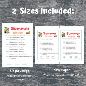 Summer Games Bundle, 35 Game MEGA Bundle, Sumer Party Games for Kids ...