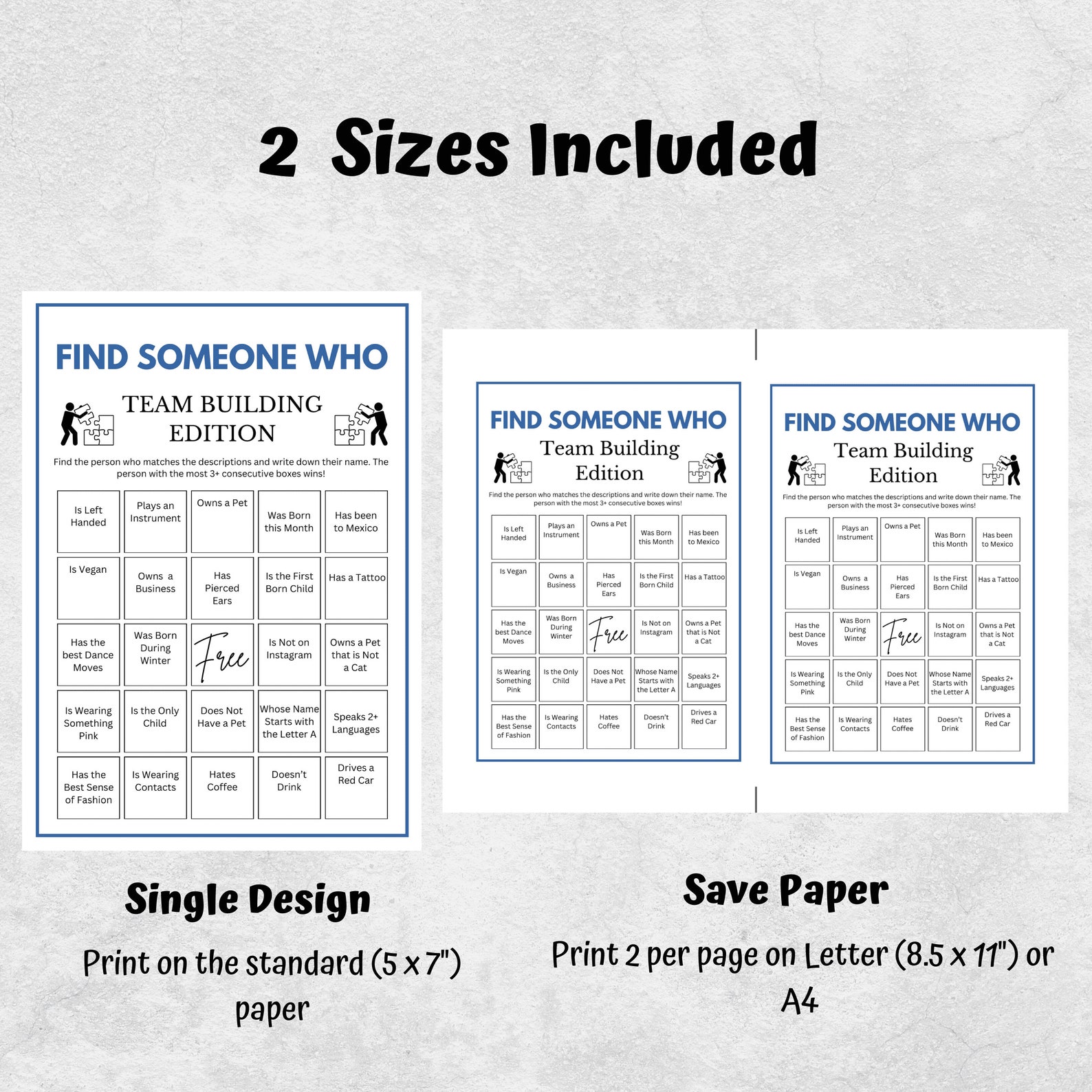 Team Building Games, Find Someone Who Bingo, Get to Know You Questions ...