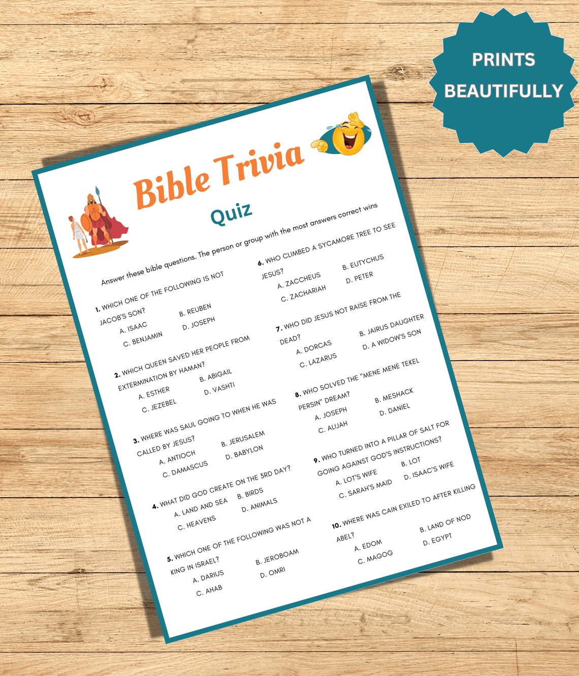 Bible Games, Bible Trivia Quiz, Bible Games for Kids and Adults, Womens ...