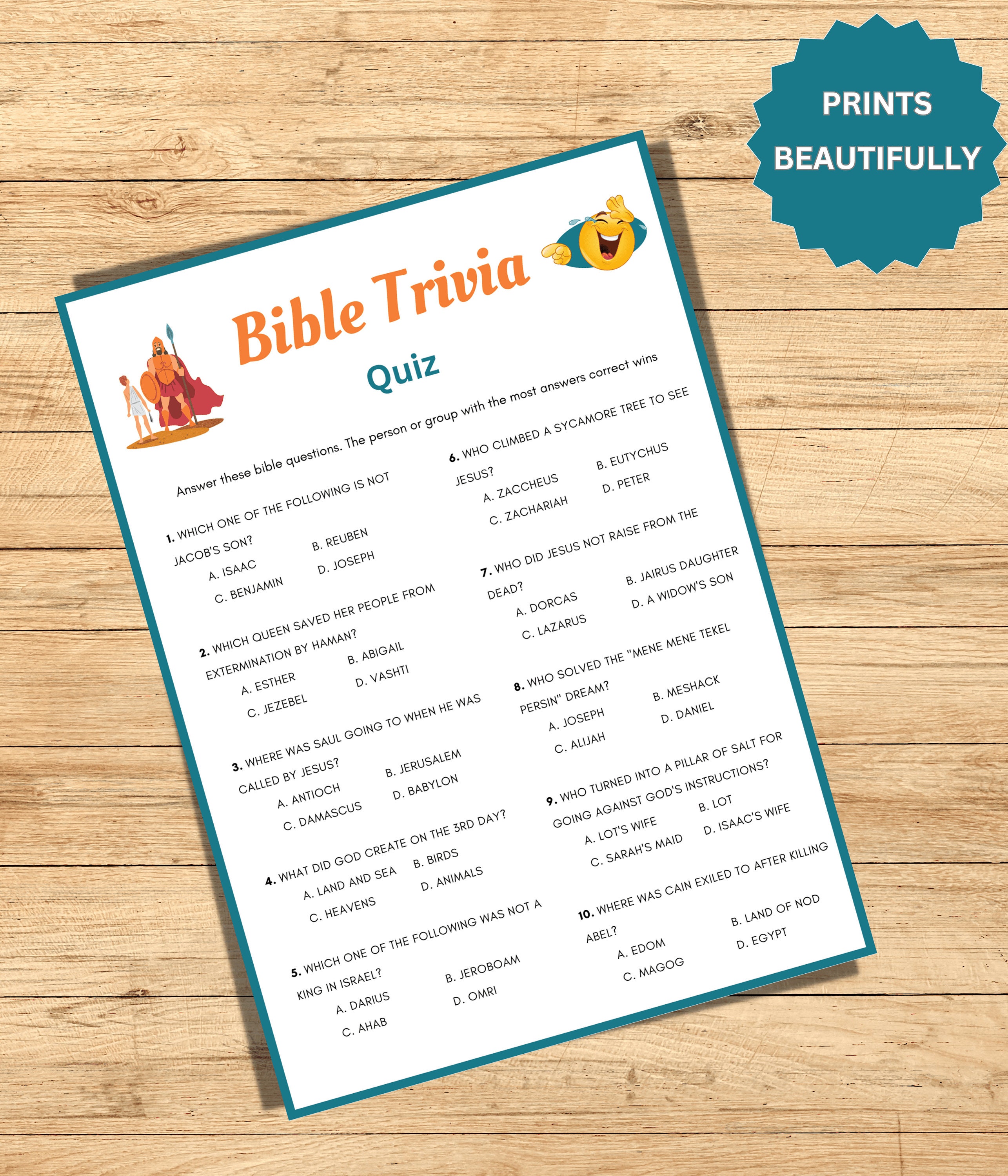 Bible Games, Bible Trivia Quiz, Bible Games for Kids and Adults, Womens ...