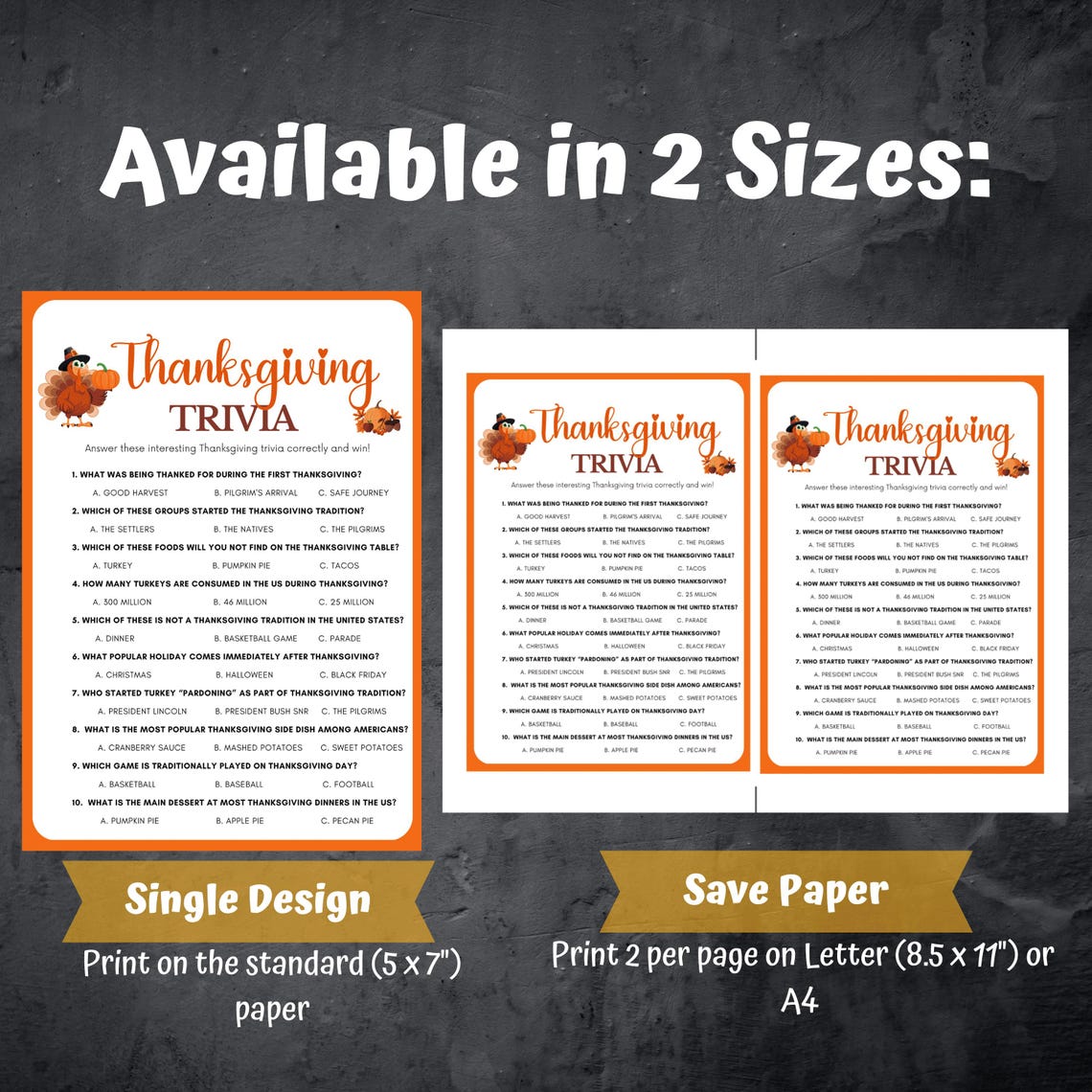 Thanksgiving Games, 50 Game SUPER Bundle, Thanksgiving Party Games ...