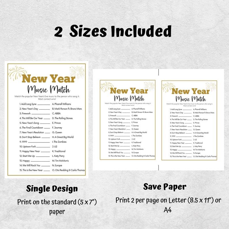 New Year Games, Music Match, New Year Party Games, New Year's Eve Games ...