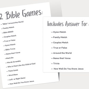 Bible Games, Bible Games Bundle, Womens Ministry Games, Bible Games for ...