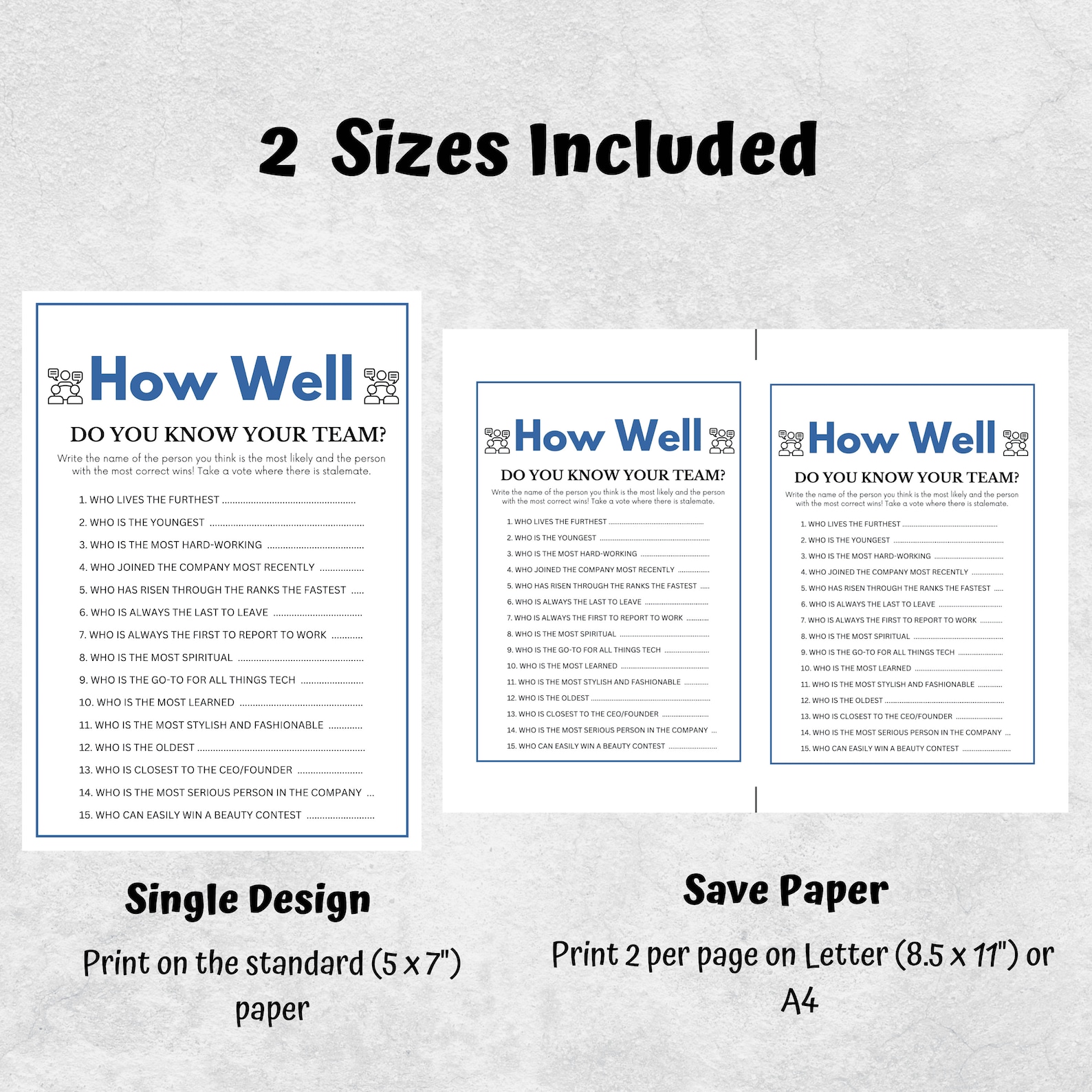 Team Building Games, How Well Do You Know Your Team?, Team Building ...