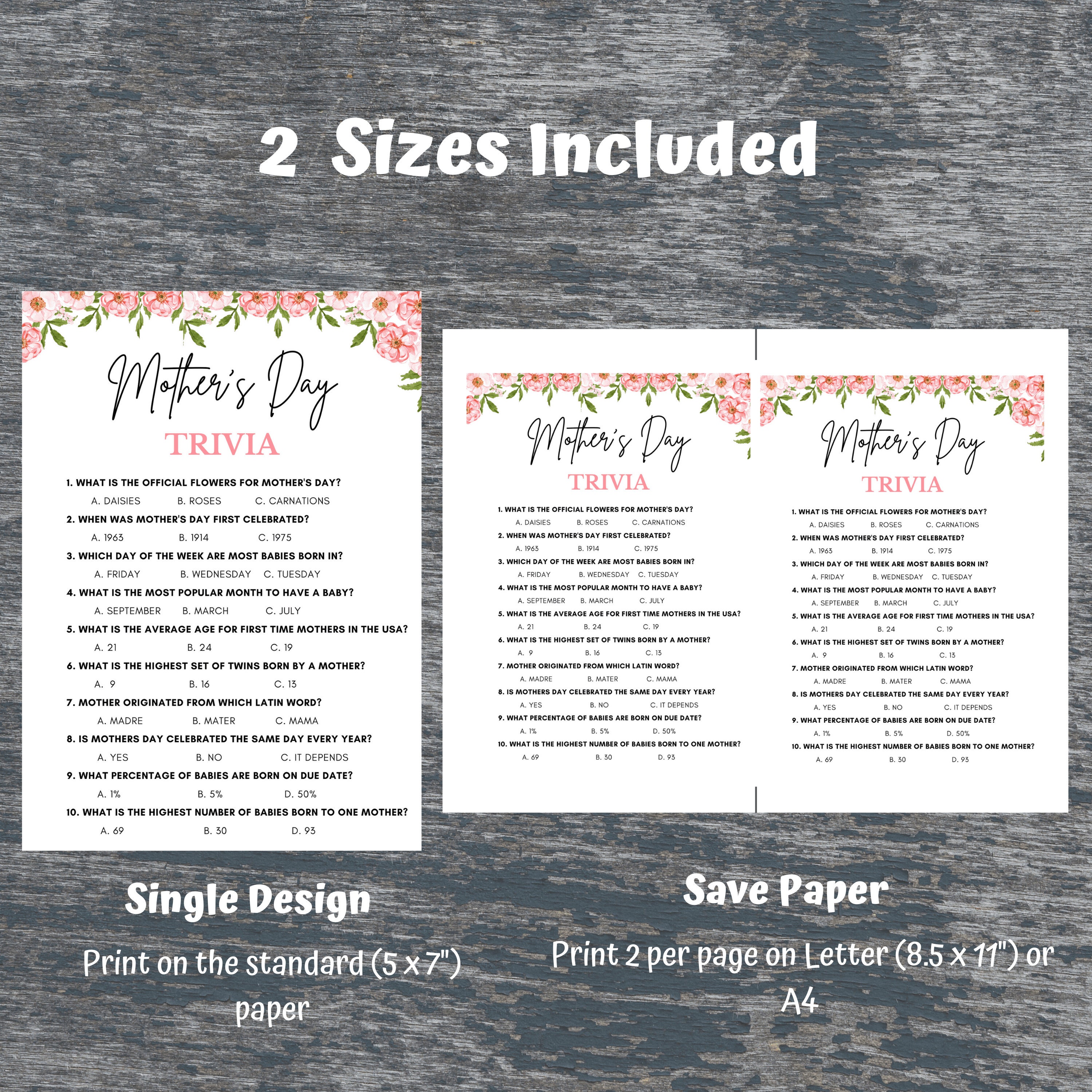 Mothers Day Games Bundle, 35 Games SUPER Bundle, Mothers Day Party ...