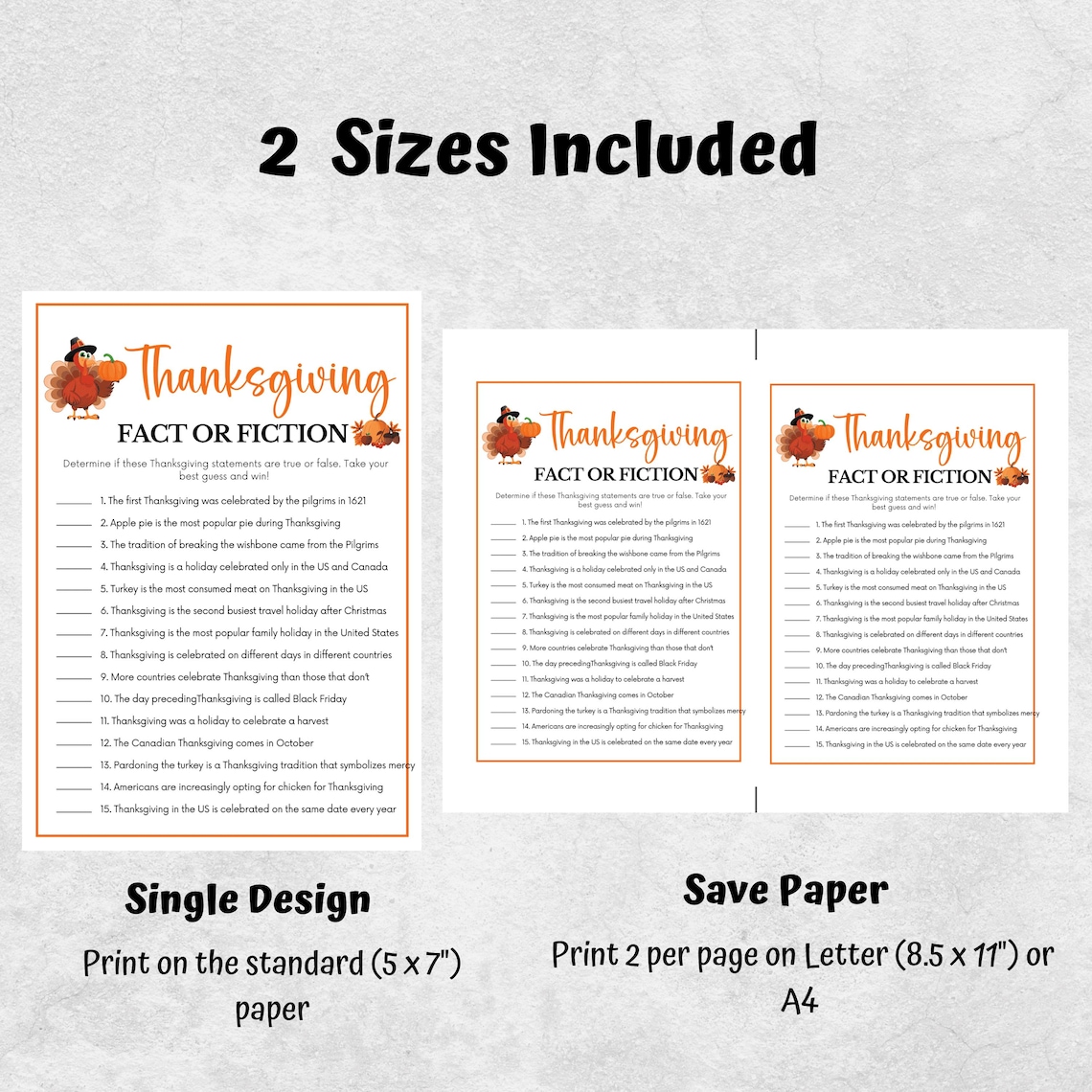 Thanksgiving Games, Fact or Fiction, Thanksgiving Party Games ...