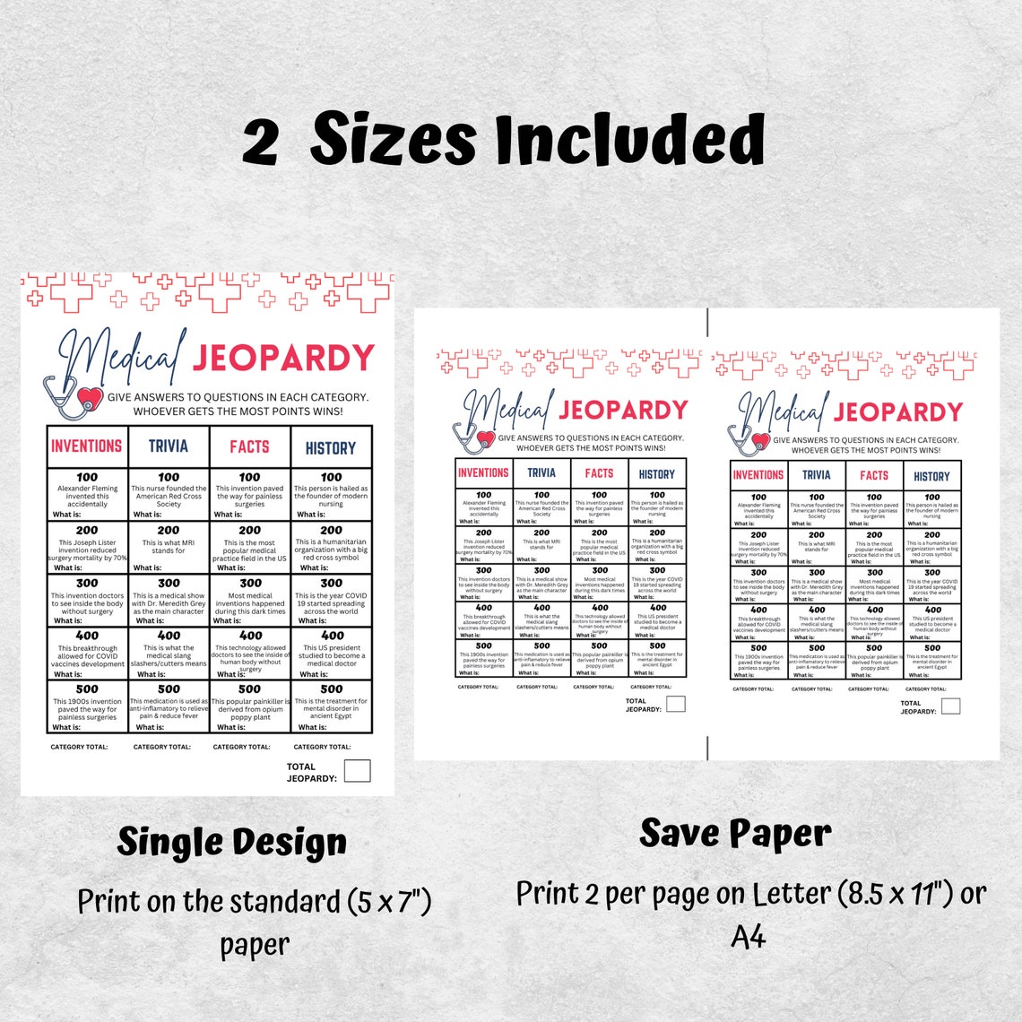 Medical Jeopardy, Medical Trivia Games, Medical Party Games for Doctors ...