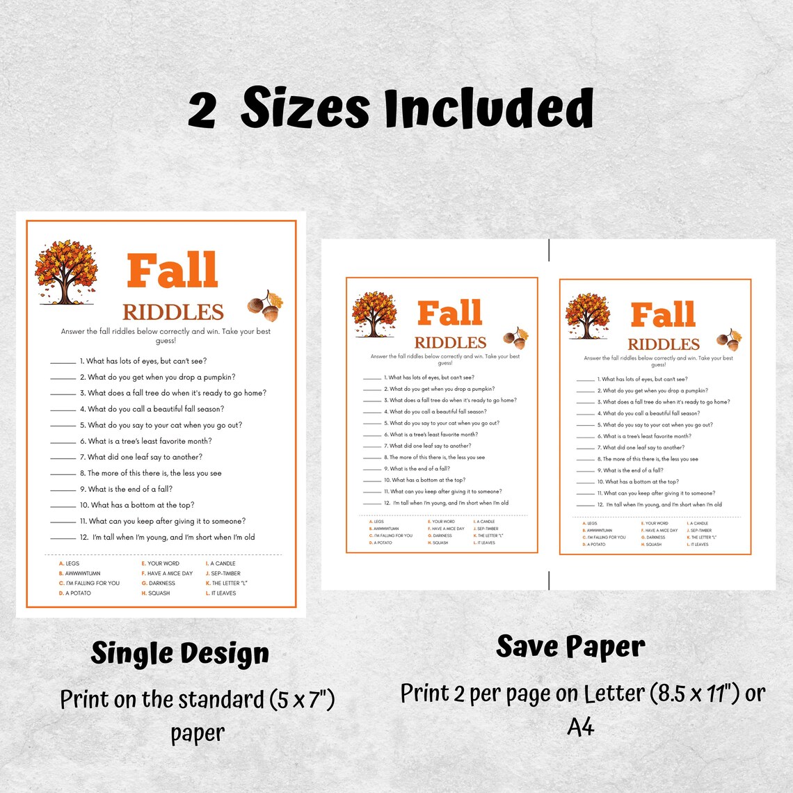 Fall Riddles, Fall Games, Autumn Riddles for Kids and Adults, Fall ...