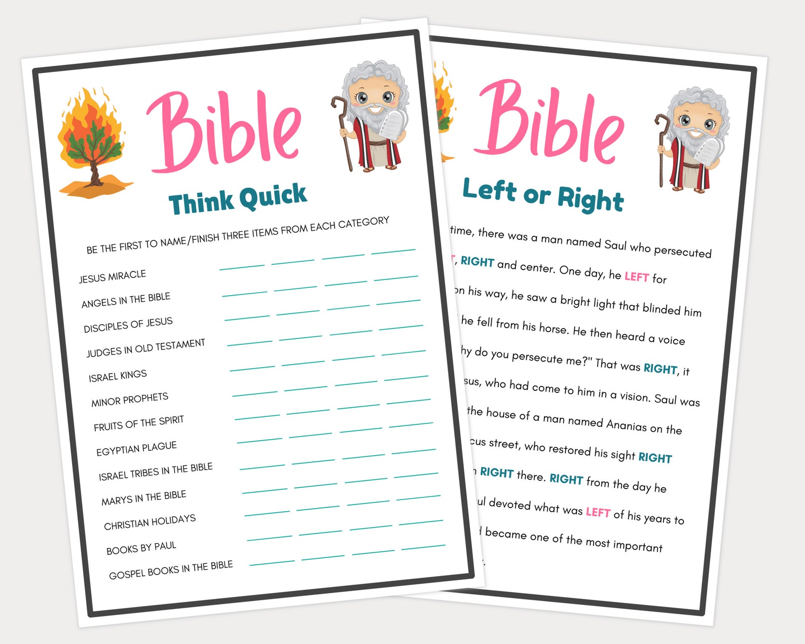 Bible Games Bible Games Bundle Womens Ministry Games Bible - Etsy