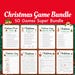 Christmas Games, 50 Game SUPER Bundle, Christmas Party Games, Holiday ...