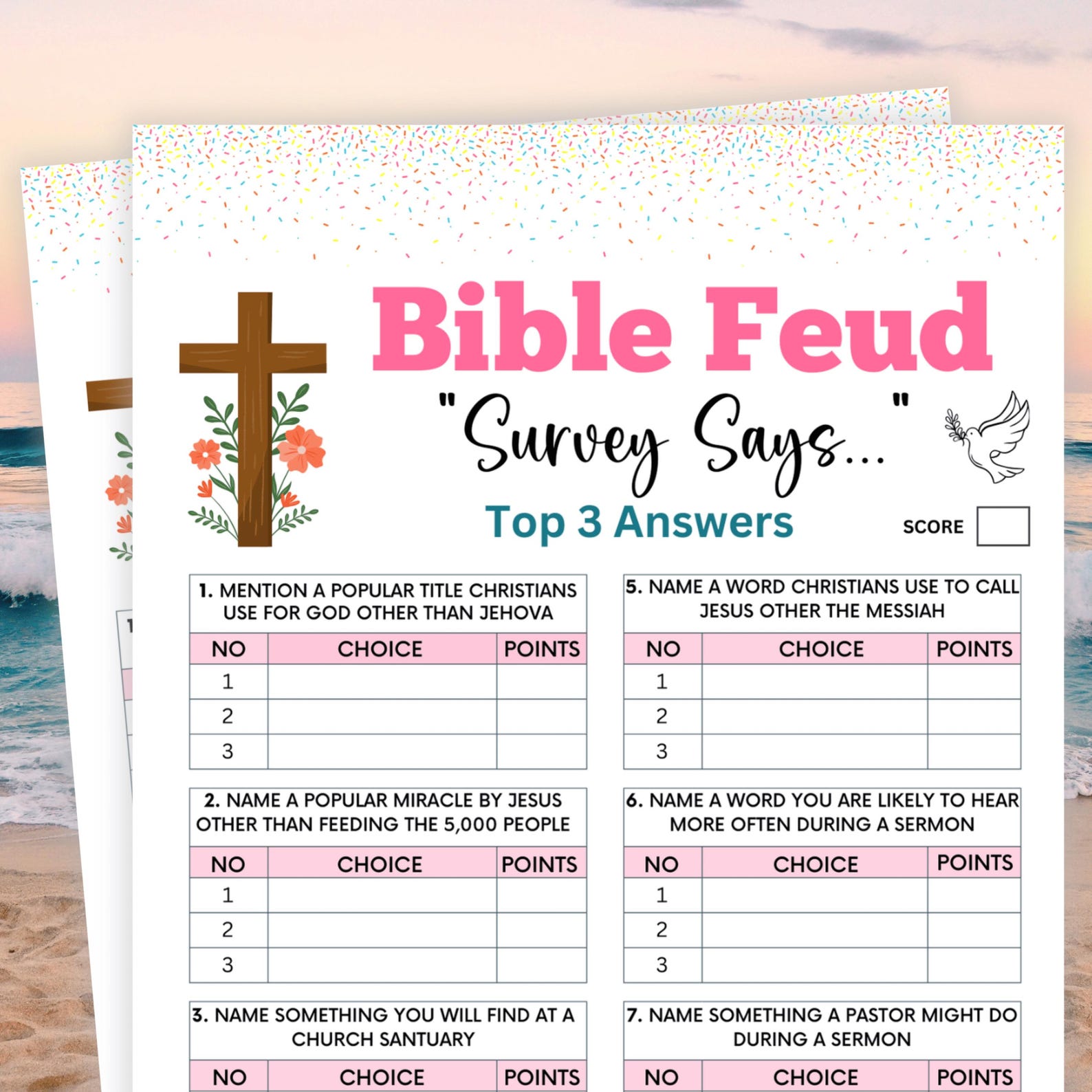 Bible Games, Bible Feud, Bible Study Games, Bible Games for Kids ...