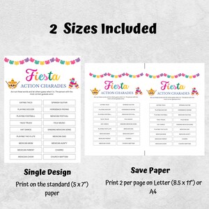 Fiesta Party Games, Charades, Fiesta Games for Classroom, Kids ...