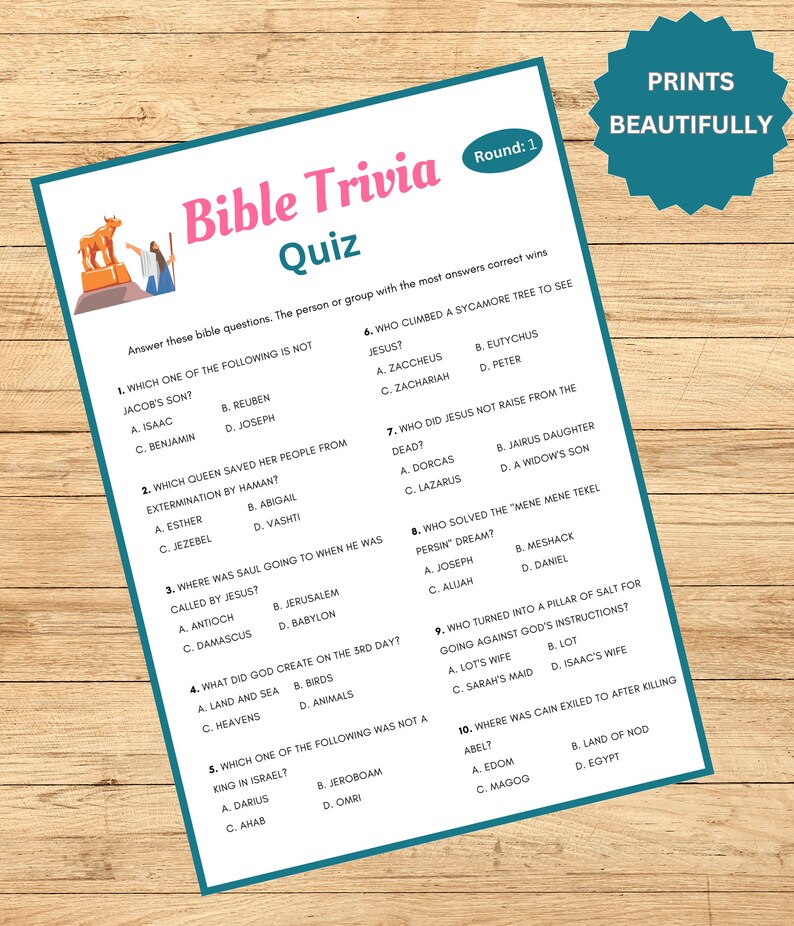 Bible Games, Trivia Bundle, Womens Ministry Games, Bible Games for Kids ...