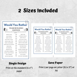 Team Building Would You Rather Questions, Team Building Games, Activity ...