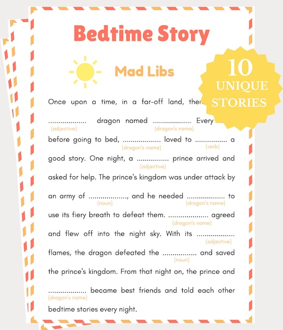 Printable Mad Libs For Teens