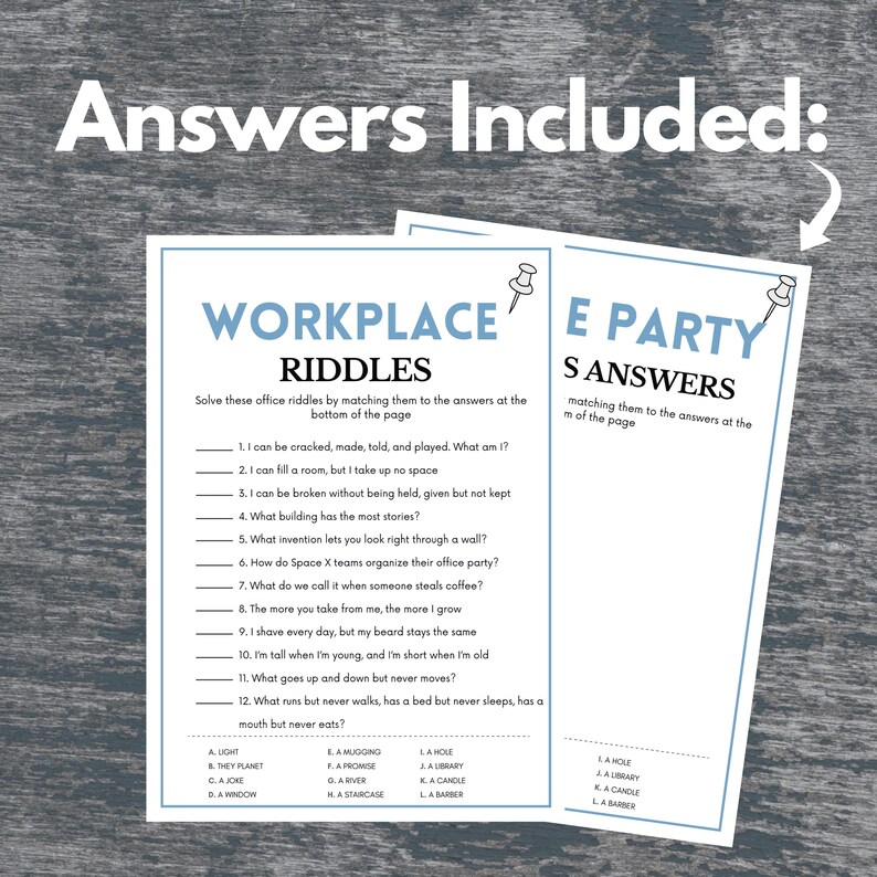 Office Games Bundle, 50 Games SUPER Bundle, Office Party Games, Office ...