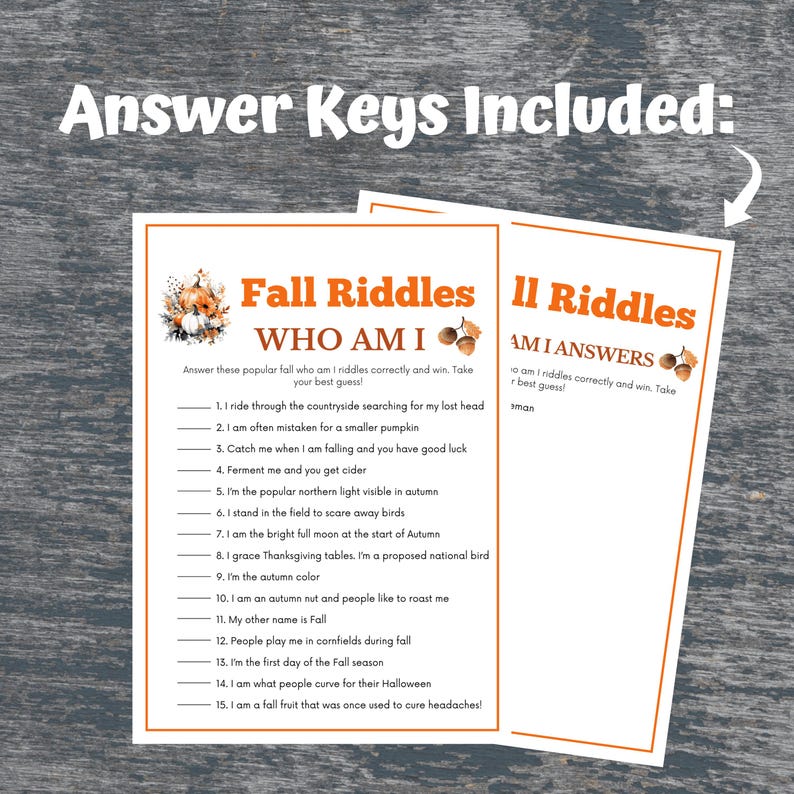 Fall Games Bundle, 75 Games SUPER Bundle, Fall Games for Kids & Adults ...