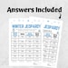 Winter Trivia Game, Winter Jeopardy, Winter Games, Winter Party Games ...