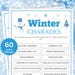 Winter Games, Charades, Winter Party Games, Winter Class Games, Office ...